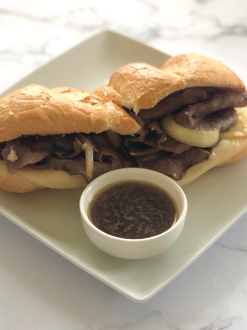 Easy Slow Cooker French Dip | The Butcher's Wife